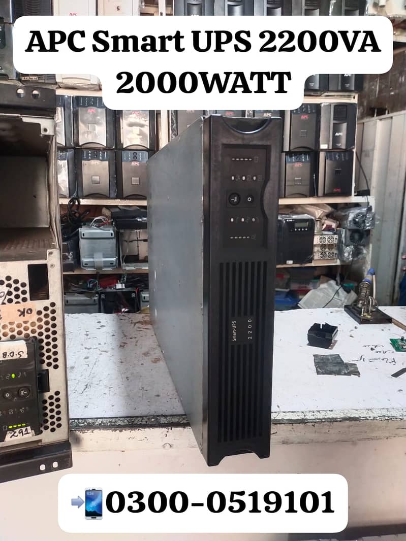 APC UPS 2200VA 2000WATT Pure Sine Wave Ready Stock Available Lahore ...