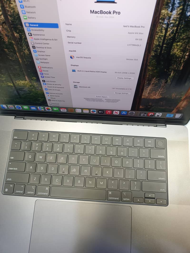 MACBOOK PRO M4 MAX 2024 16 INCH 64GB / 2TB 16 CPU 40 GPU 8 CC 100 HLT ...