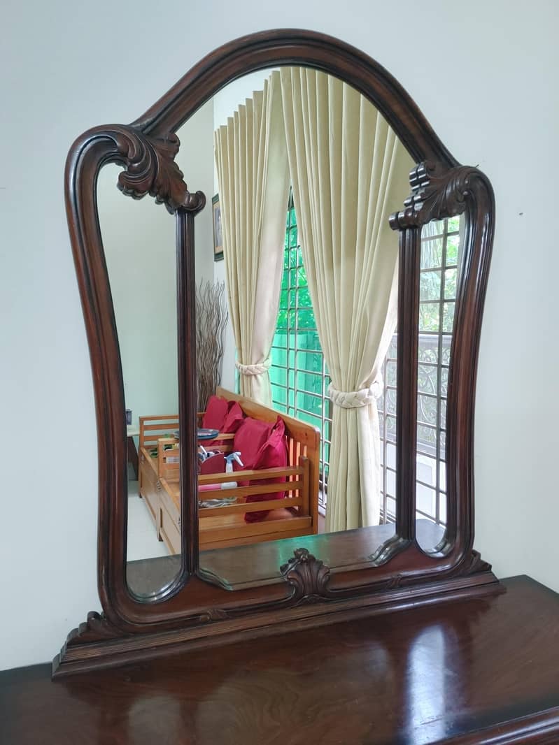 Dressing Table Pure Sheesham Wood - Dressers & Drawers - 1109793977