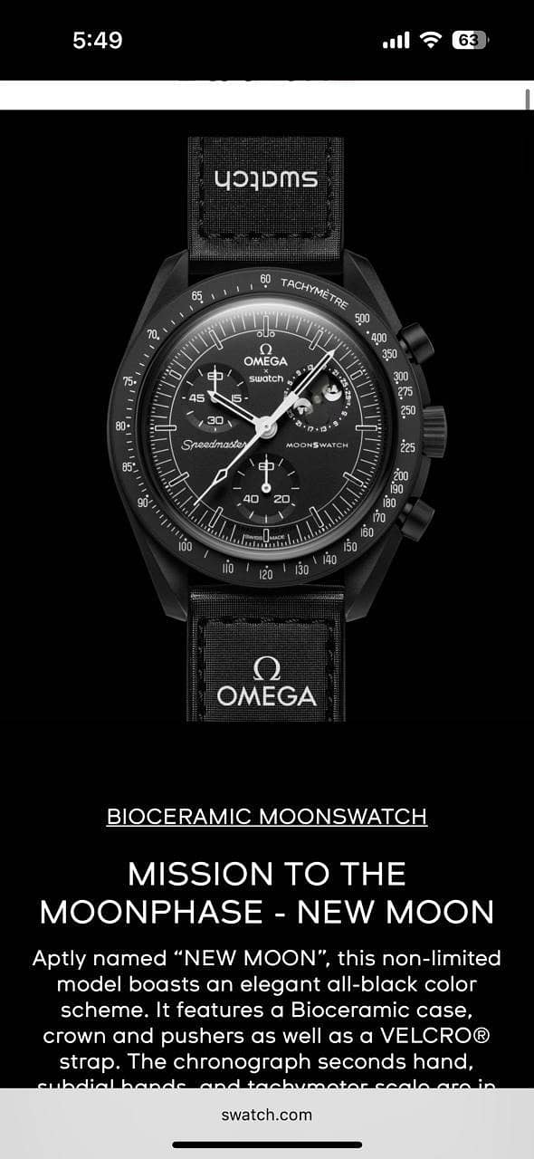 swatch +omega swiss made - Watches - 1109804808