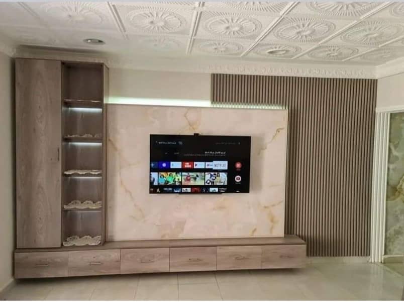 Media Wall/ Wooden Media Wall/ Media Wall Design/ Interior Media Wall ...