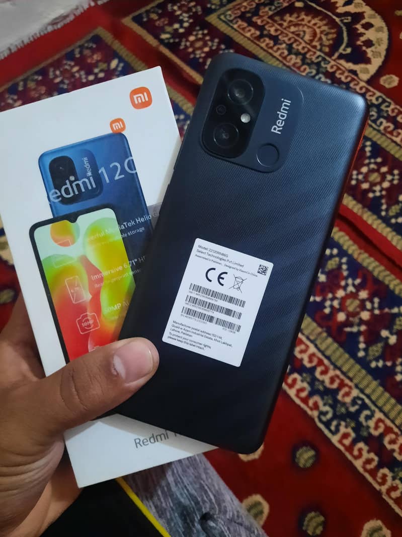 REDMI 12C 4/128 WITH BOX - Mobile Phones - 1109818422