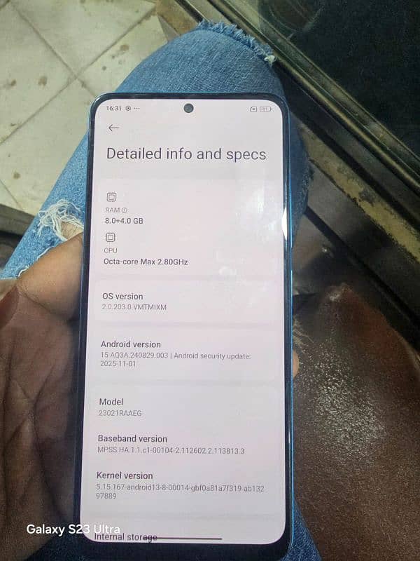 Redmi Note 12 Good condition 8GB 128GB seald complete saman all ok ...