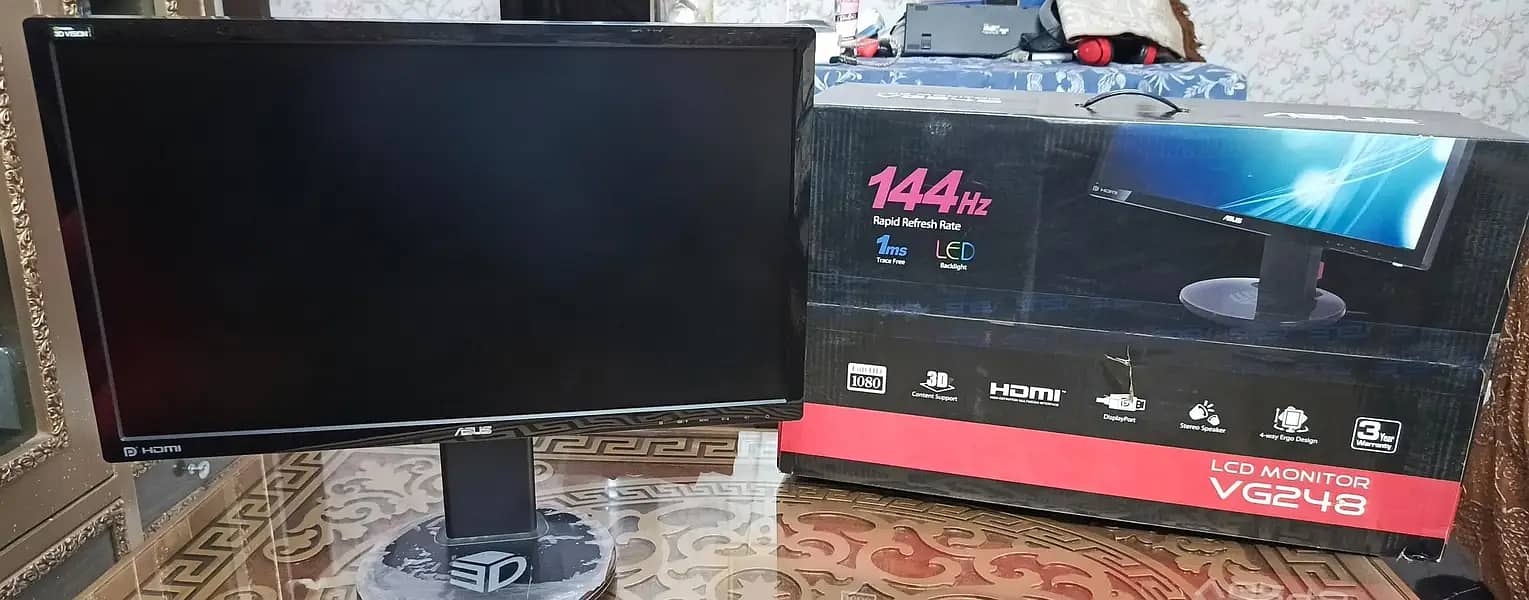 Asus 24" Gaming Monitor 144 Hz VG248 - Computer Components - 1109897214