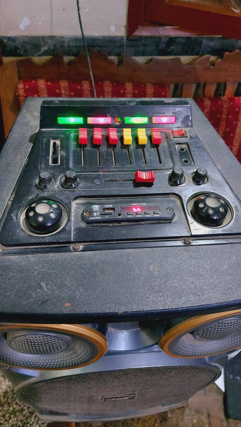 Large Speaker With Mic, EXTREME BASS Best Quality, Bluetooth Aux ...