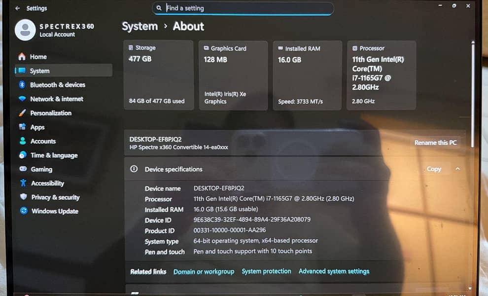HP Spectre x360 i7 11 gen - Laptops - 1109898317