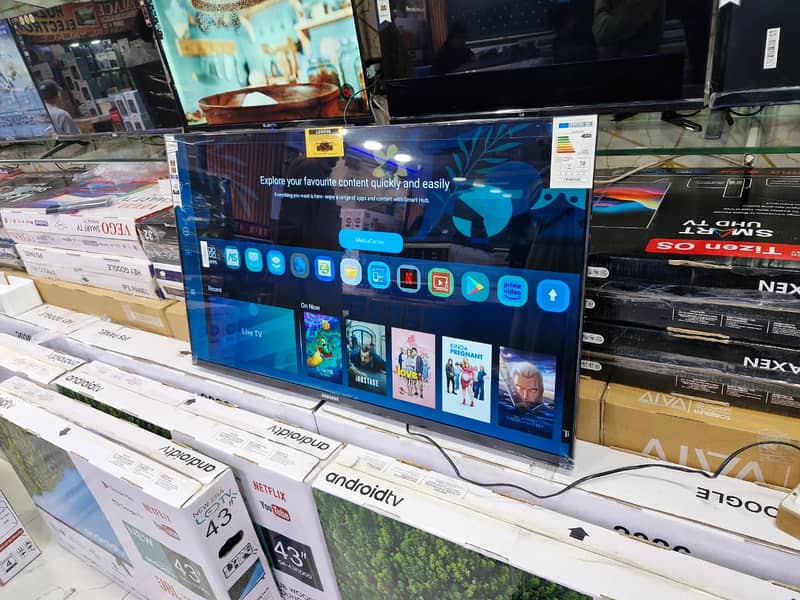 32 , 43 , 48 , 55 , 60 , 65 INCH SMART 4k UHD LED TV SAMSUNG , LG etc ...