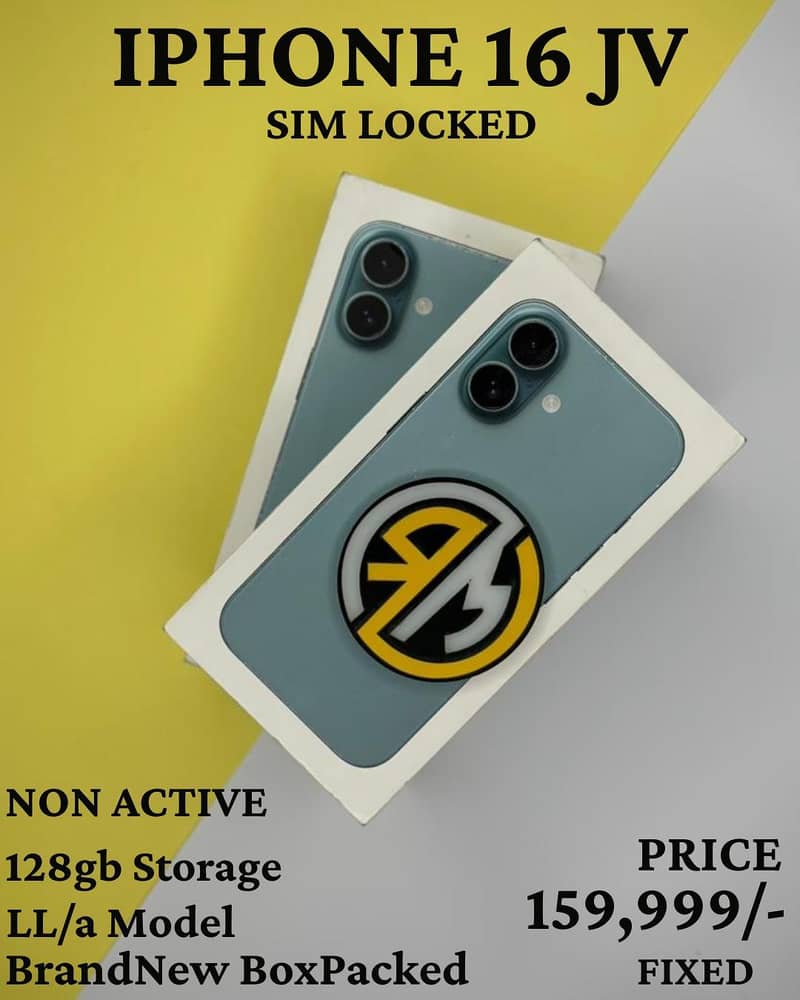 iPhone 16 JV Box Packed - Mobile Phones - 1109922087