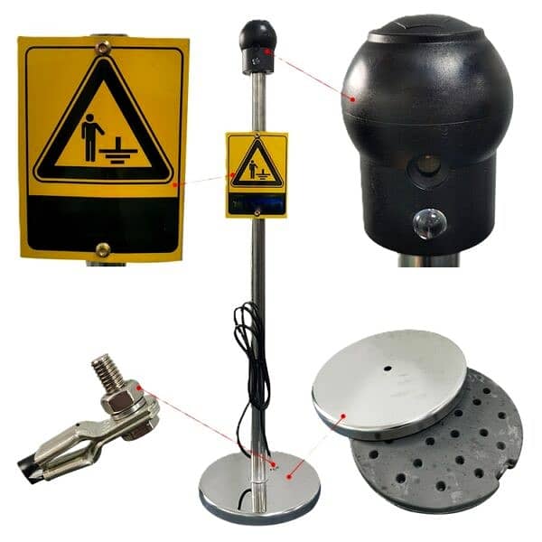Static Discharge Pole | ESD Grounding Rod | Explosion Proof ...