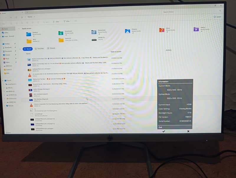 HP 24F with box n essential wires - Computer Components - 1110000451