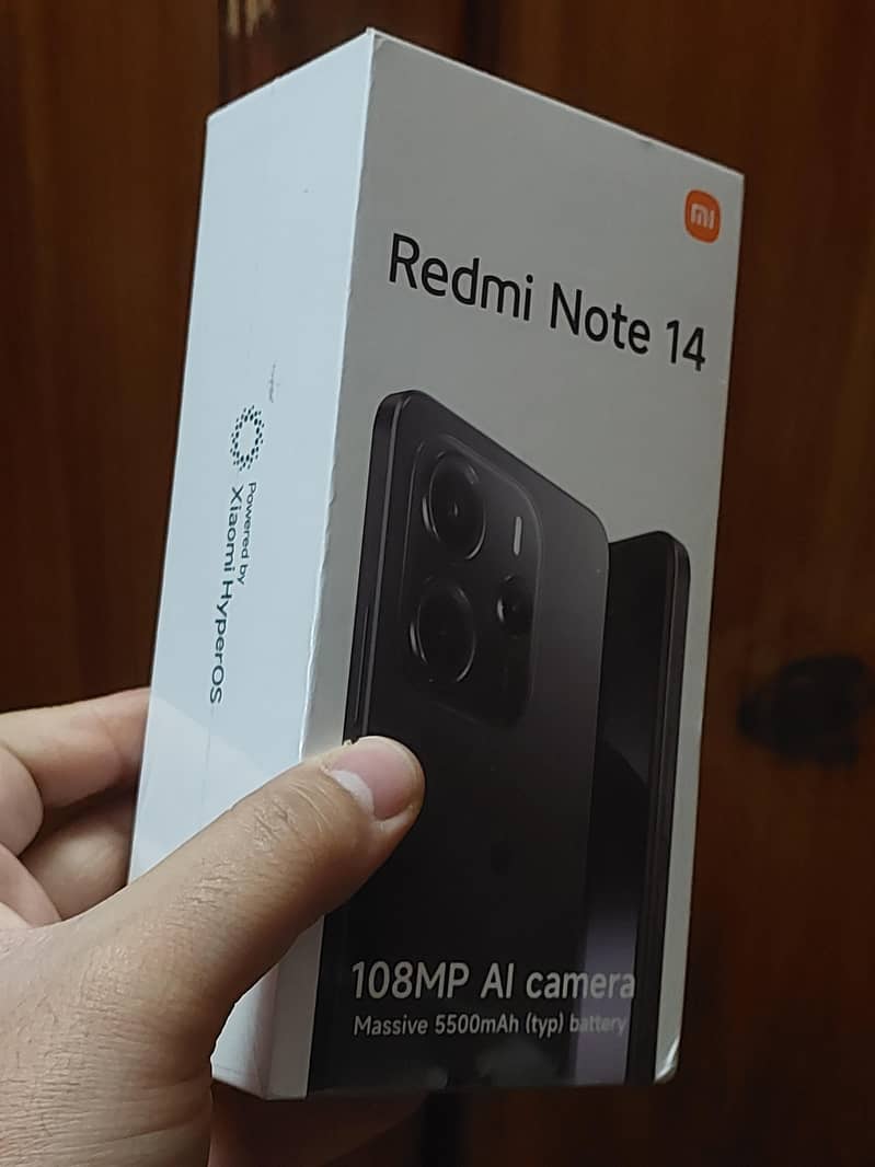 redmi note 14 8/256 blue pta approved box pack - Mobile Phones - 1110002981