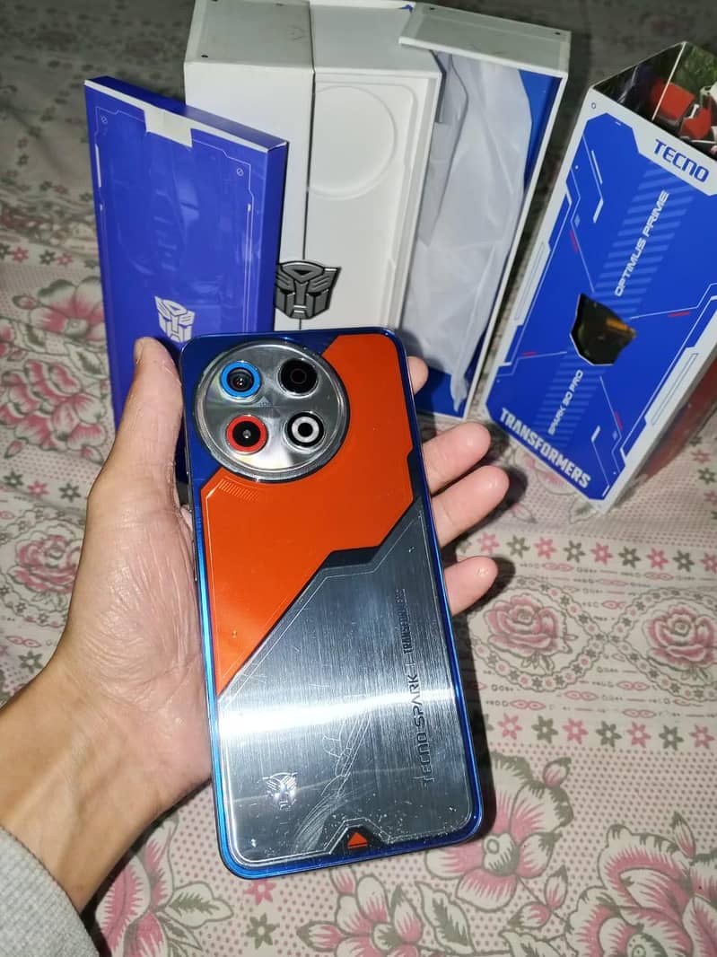 Tecno spark 30 pro with box 8+5 128gb special Transformers veriant ...