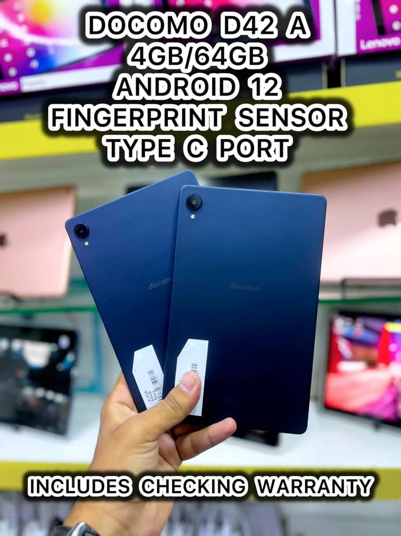 Docomo D42A Tablet | 4GB RAM 64GB Storage | Snapdragon 665 - Tablets ...