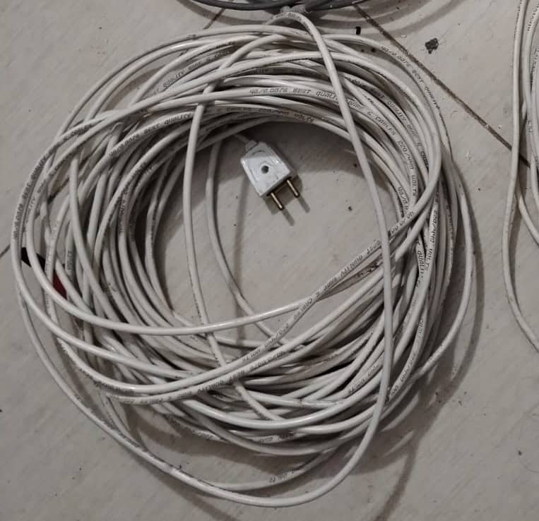 Power Cable 40/0.0076 Copper Extension Cable Wire For AC 220V & DC 12V ...