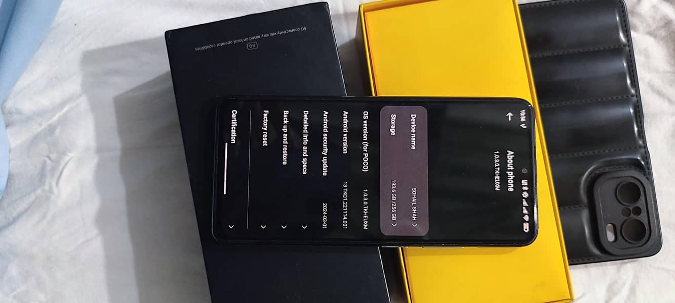 Xiaomi poco f3 PTA approved with box and charger - Mobile Phones ...