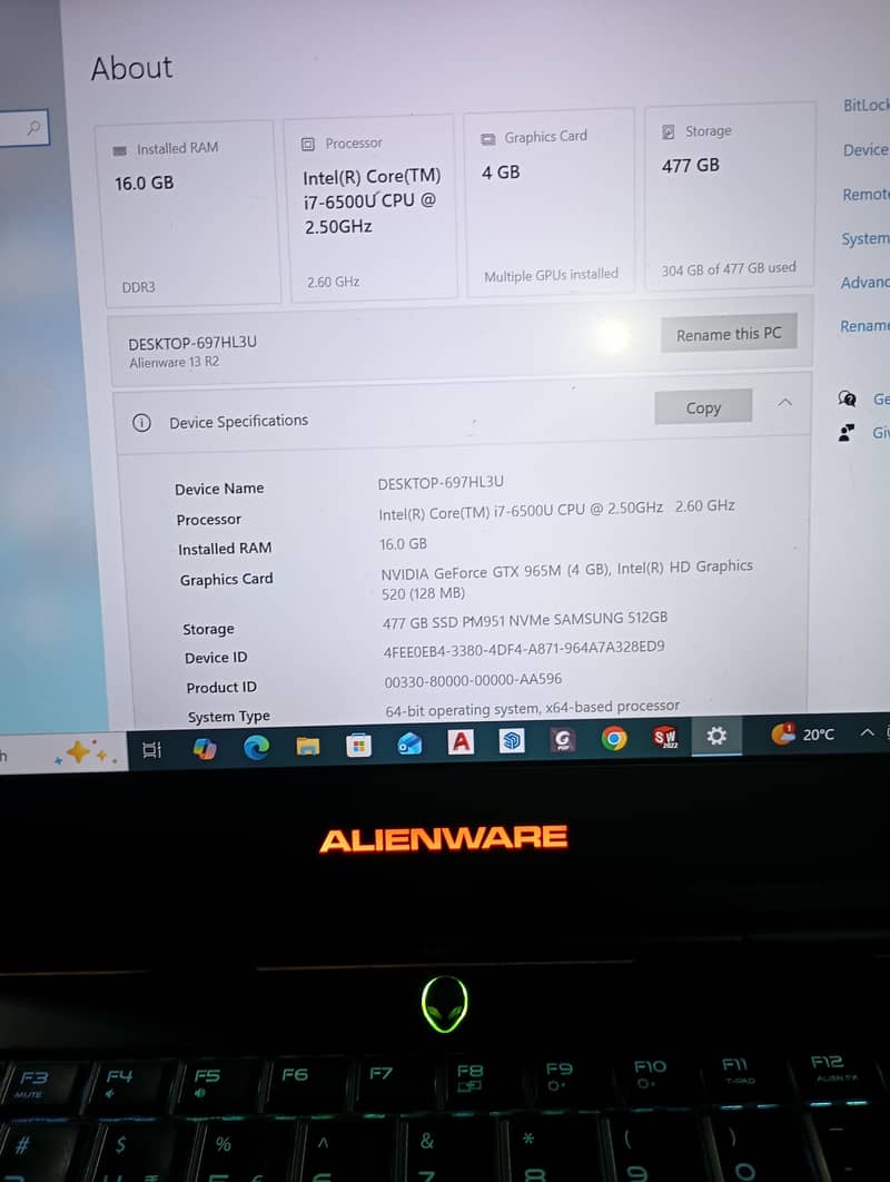Workstation Gaming Alienware 13 - Laptops - 1110041127