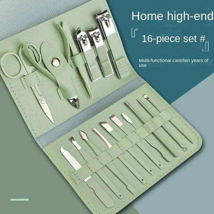 16 in 1 Nail Cutter Set Stainless Steel Nail Clippers Set With - Nails ...