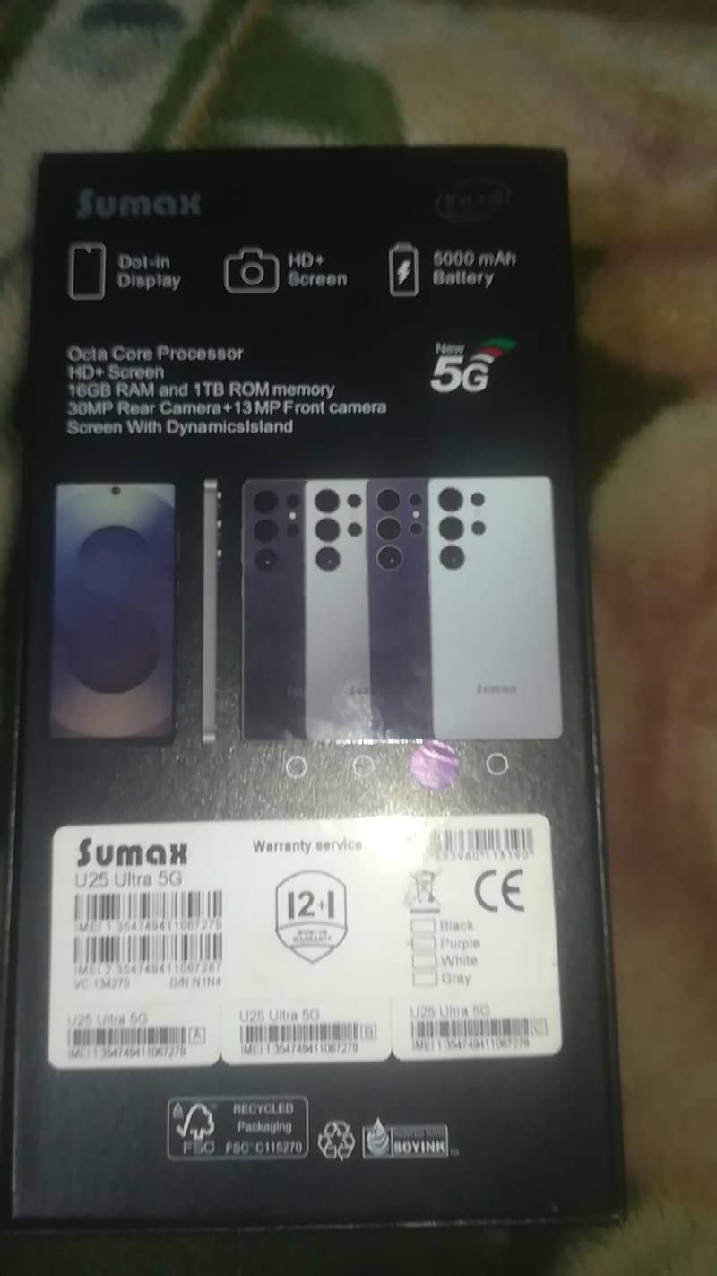 SUMAX U25 ULTRA 5G 16GB - Mobile Phones - 1110051892