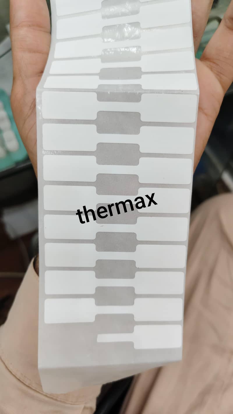 jewellery sticker labels, barcode tags in roll form, optical sticker ...
