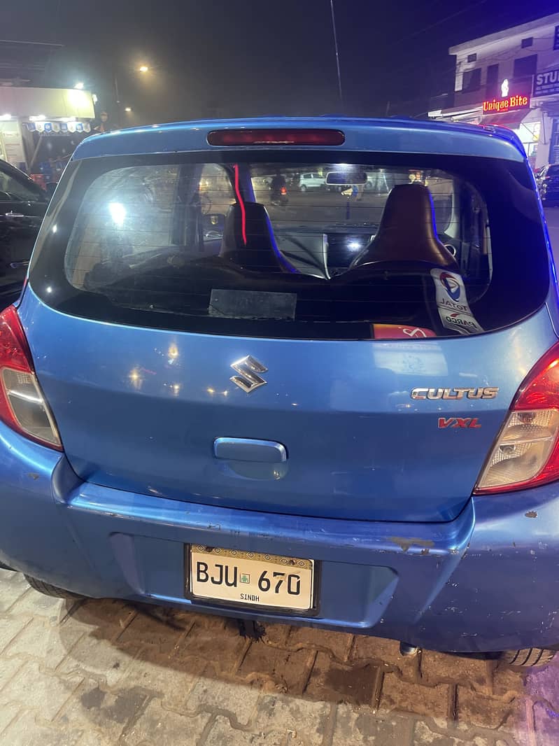 Cultus 2017/18 blue color for sale Sindhi number - Cars - 1110089740