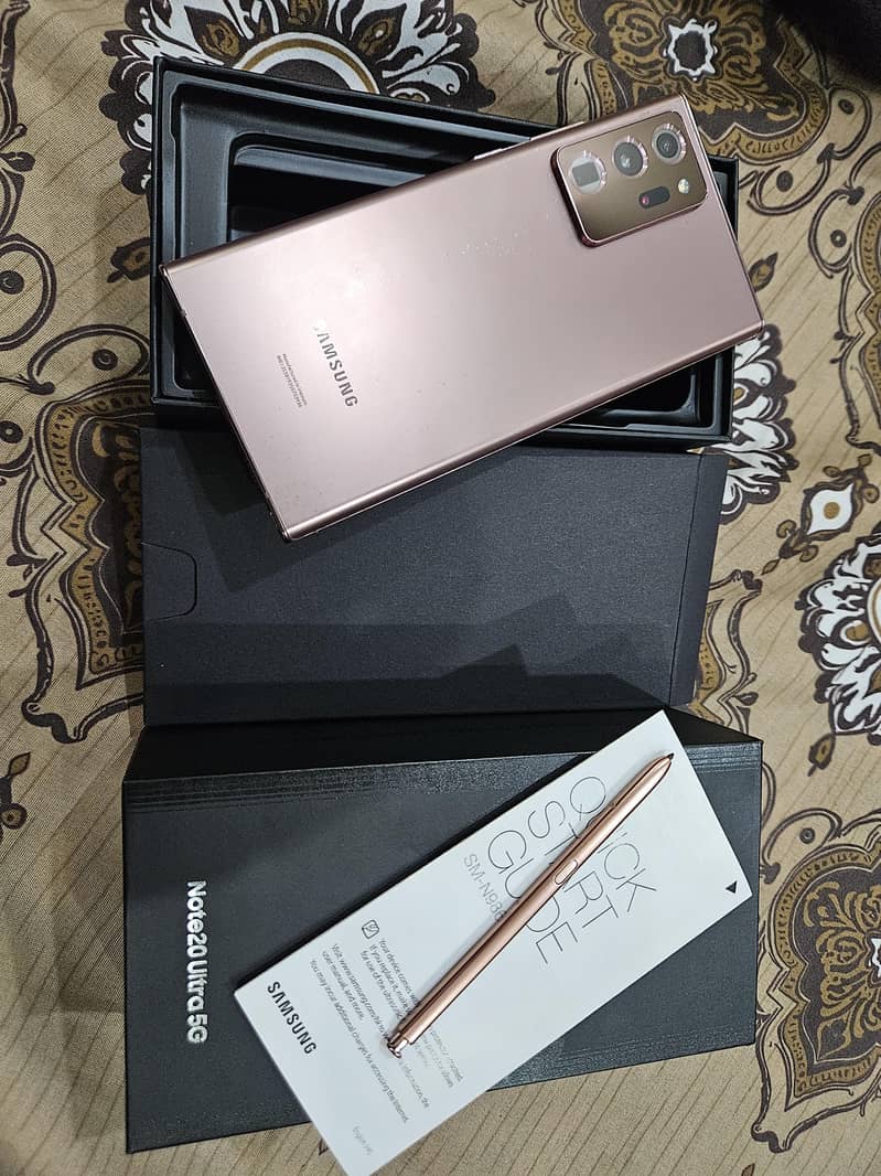 Samsung Note 20 Ultra 5G Dual Sim Approved 100% Clear Display Original ...