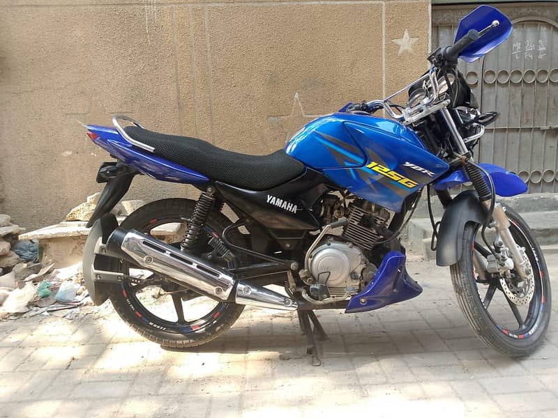 YAMAHA YBR 125G BLUE COLOR GENUINE CONDITION - Standard - 1110126045