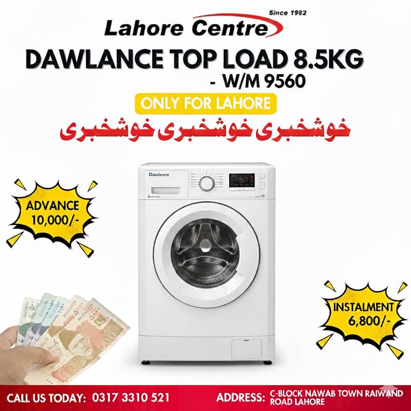 Dawlance Automatic Machine Available On Easy Installment Plan - Washer ...