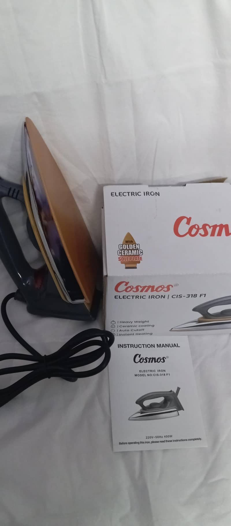 Cosmos Electric UPS 400 Watt Iron for sale - Irons - 1110146713