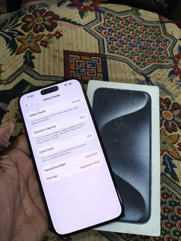 Iphone 15 pro max 256GB with IMEI match box - Mobile Phones - 1110150333