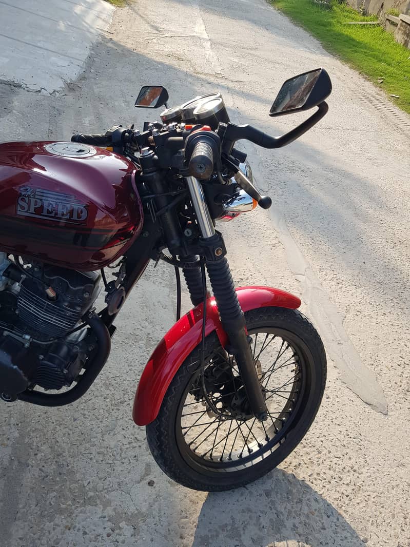 2018 model 150cc hi speed infinity candy red color an a pristine confi ...