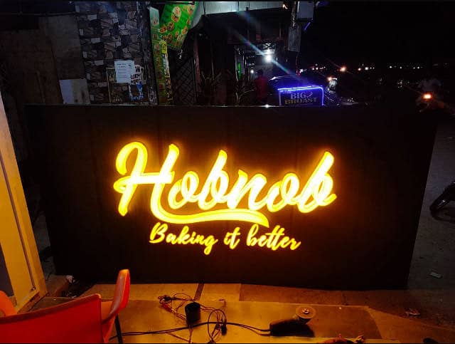 Signboard | 3d Sign board | Acrylic Sign | LED Signage | Panaflex sign ...