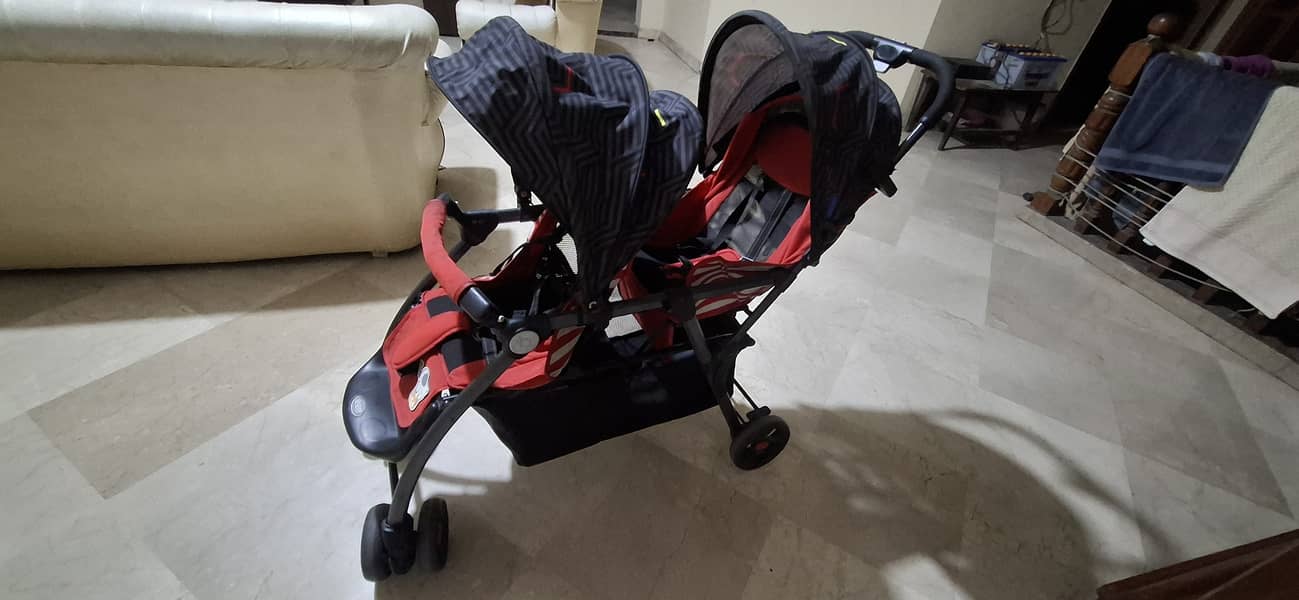 Twin Baby Pram & Stroller. - Prams & Walkers - 1110170680