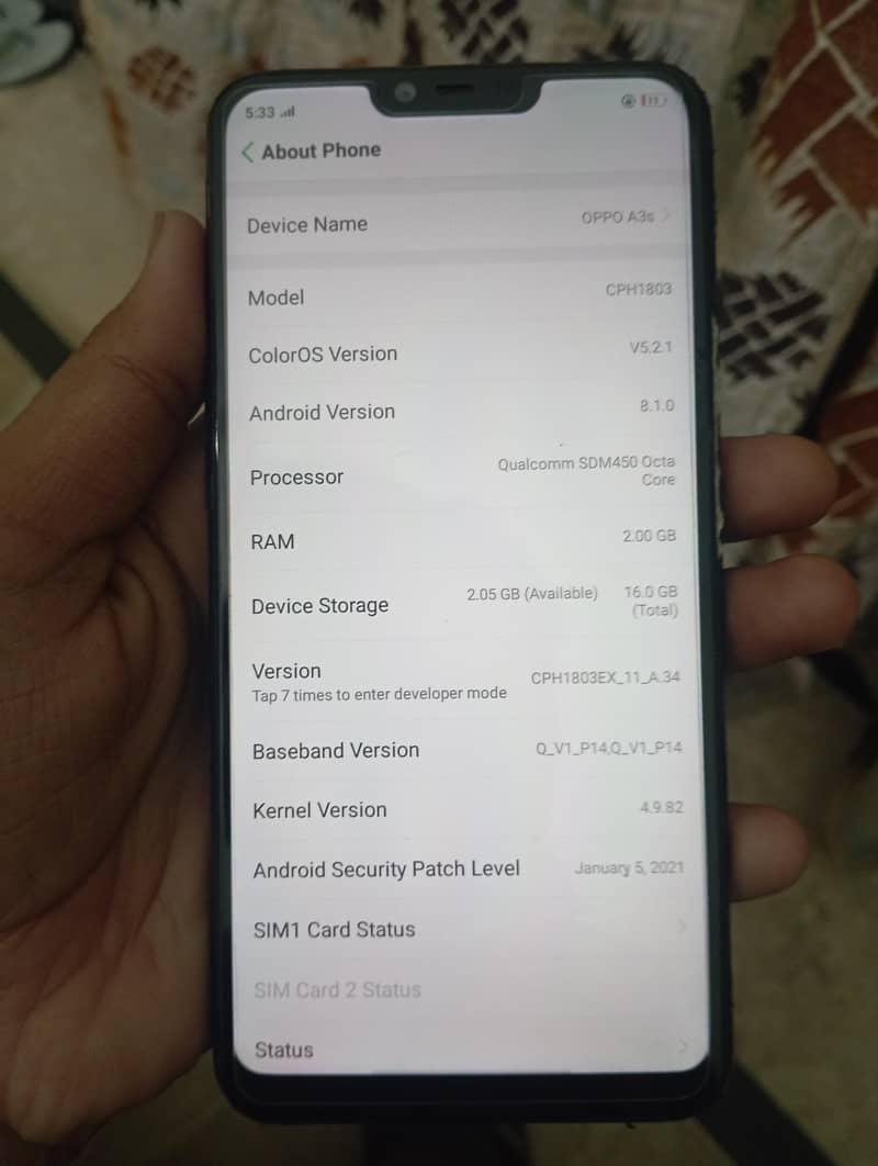 Oppo a3s - Mobile Phones - 1110182094