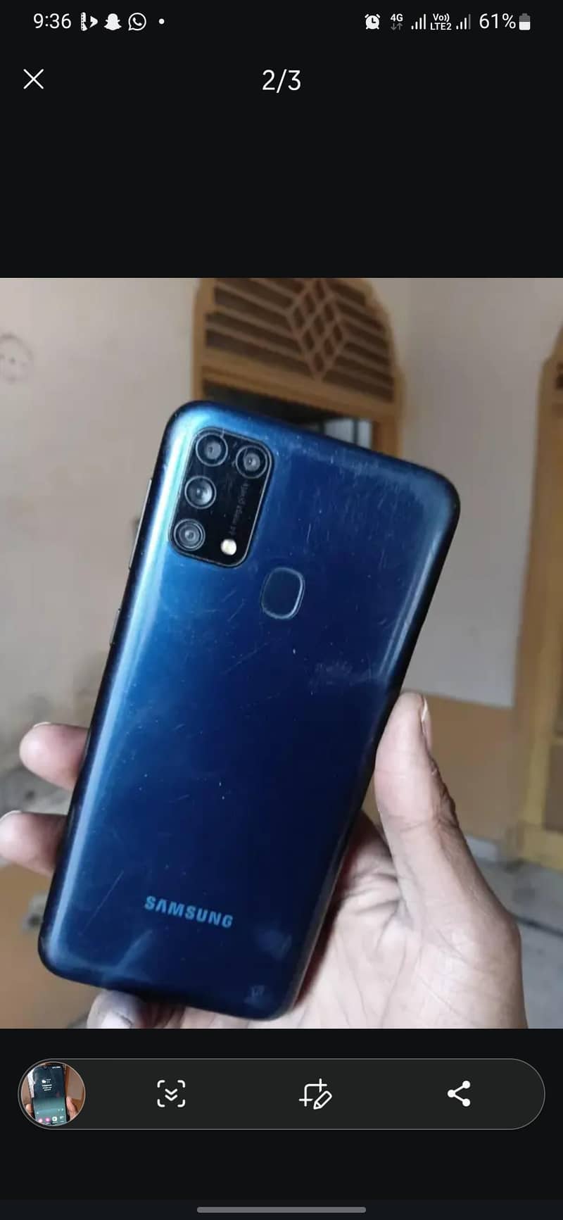 Samsung Galaxy m51 6 Ram 128 GB memory exchange possible panel change ...