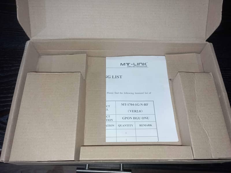 Mtlink Fiber Gpon Router - Networking - 1110193601