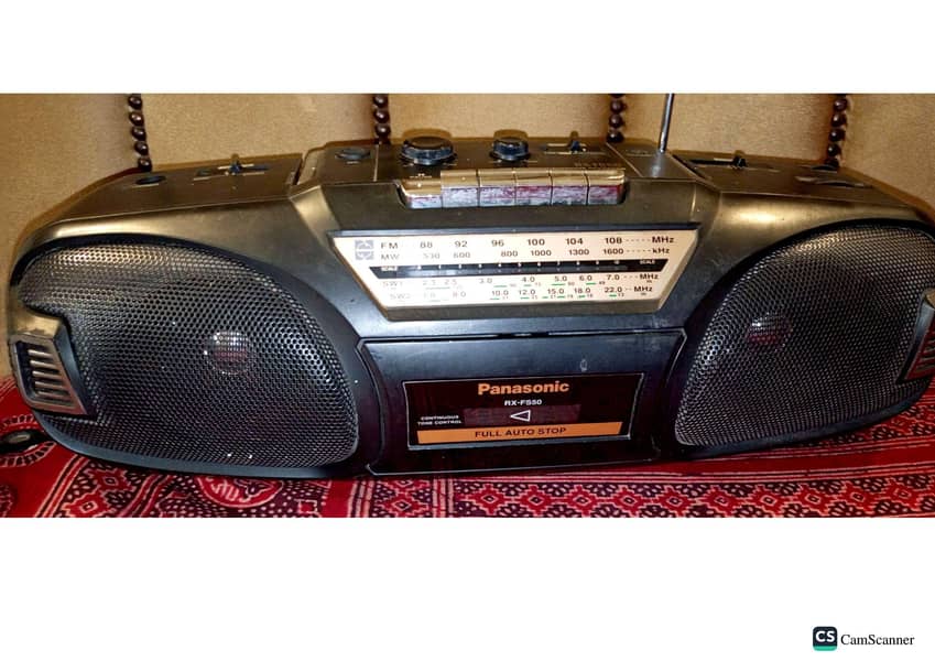 National Panasonic Tape Recorder with 4 Band Radio. Video Available ...