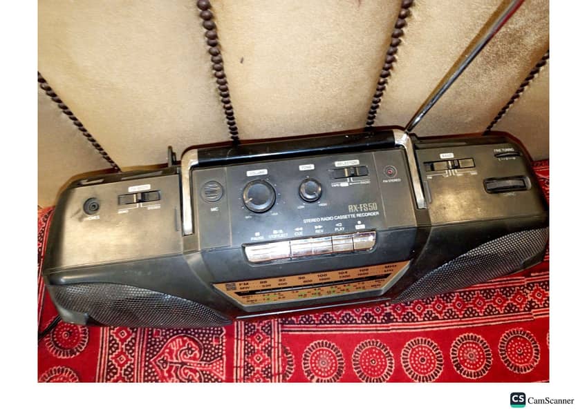 National Panasonic Tape Recorder with 4 Band Radio. Video Available ...