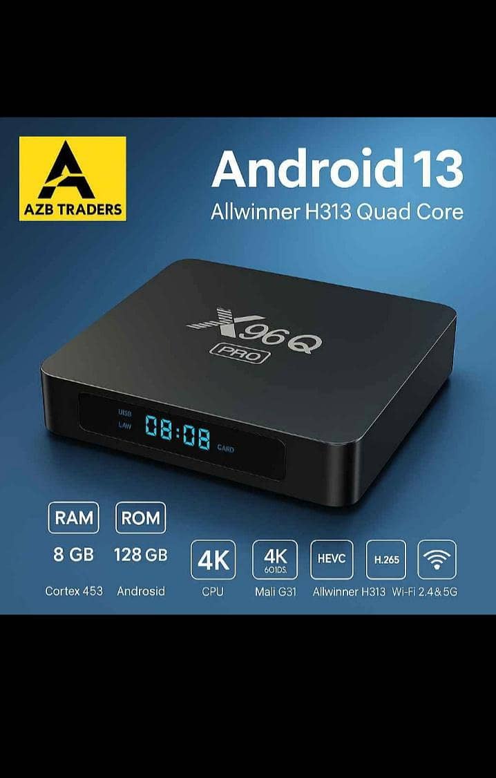 Android TV box on whole sale rate 8Gb ram 128Gb 4k resolution - Android ...