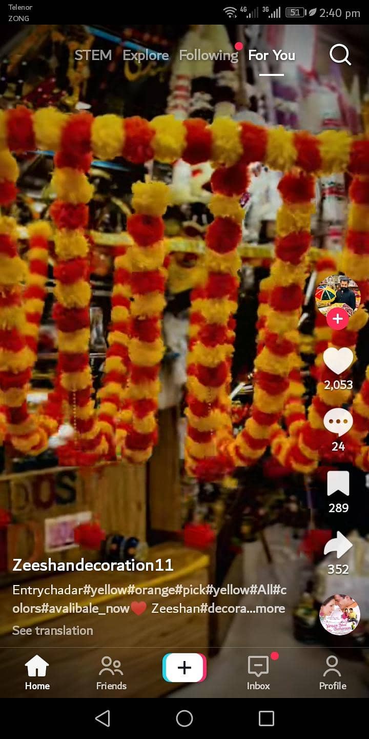 Wedding Items { chadar light dupatay. . } - Artificial Flowers & Plants ...