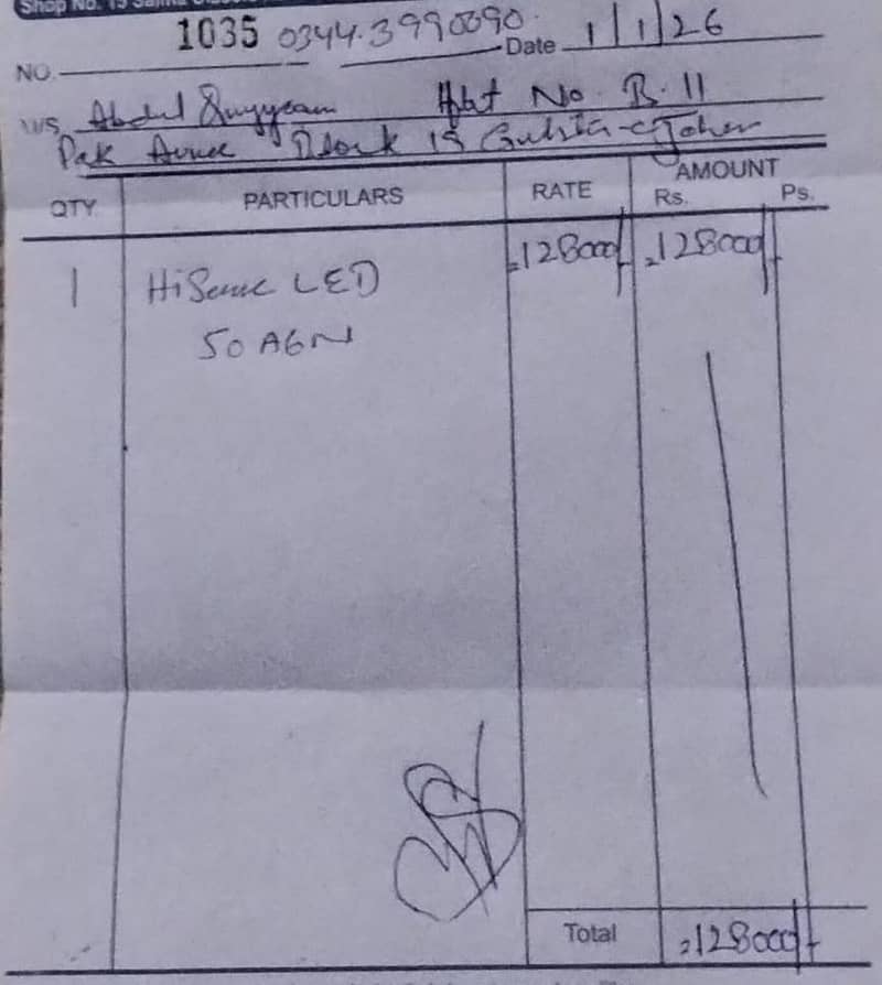 Hisense Android Google 4K UHD 50" TV A6N series - Televisions - 1110225954