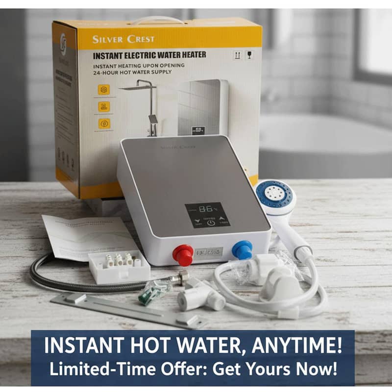 SilverCrest Electric Instant Water Heater and Shawer - Geysers - 1110241847