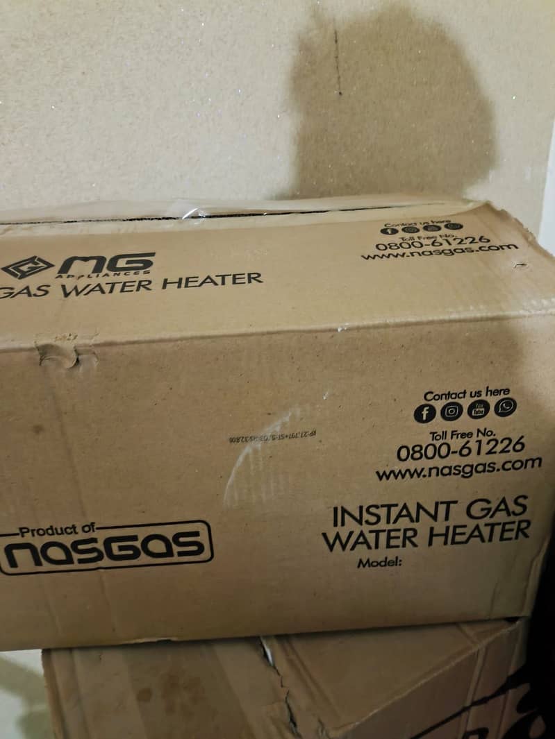 Nasgas 10 Litre DG-10 L Crystal instant gas water heater. - Geysers ...