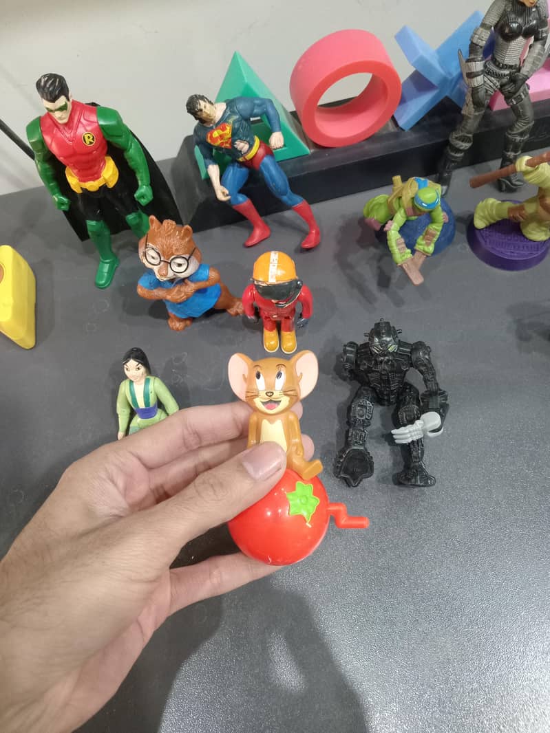 Action Figure characters superman Robin ninja turtle - Toys - 1106706438