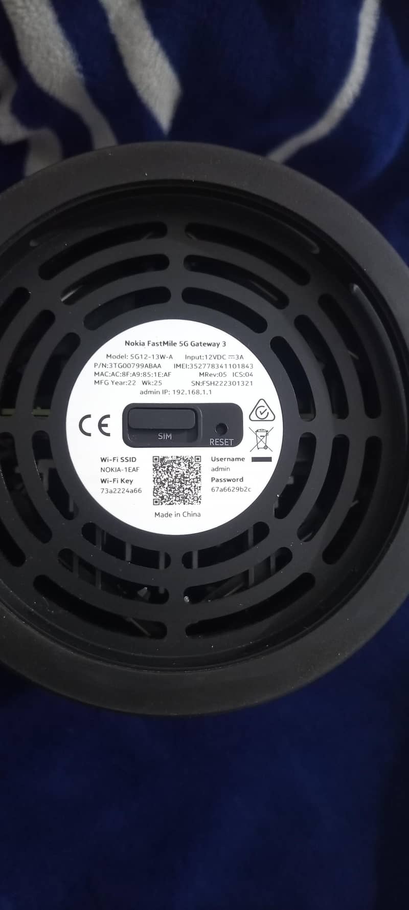 Nokia 5G sim wifi 6 touch screen router - Networking - 1110266086