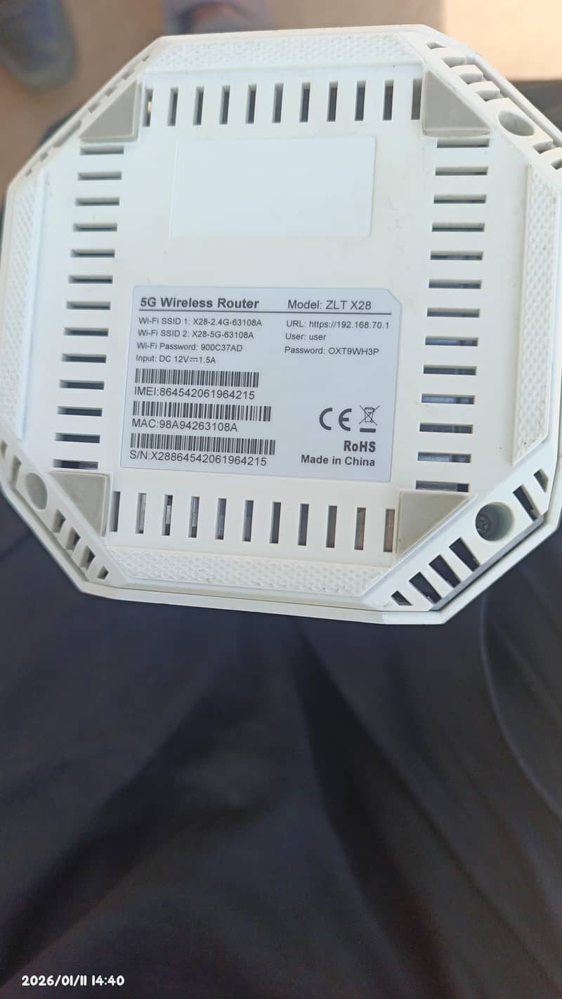 DU 5G WIRELESS ROUTER MODIFIED FOR PAKISTANI ISP - Networking - 1110266840