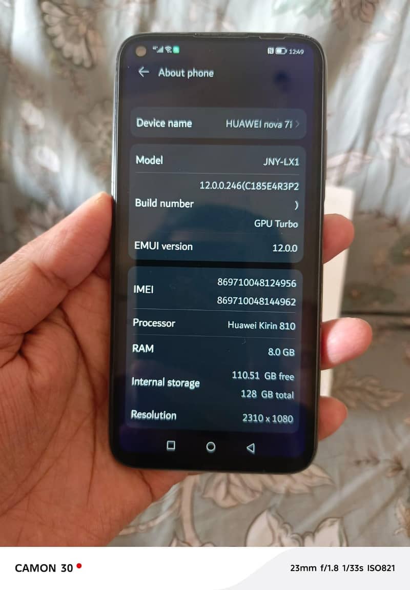 huawei nova 7i 8/128 with box 03151006832 - Mobile Phones - 1110271999