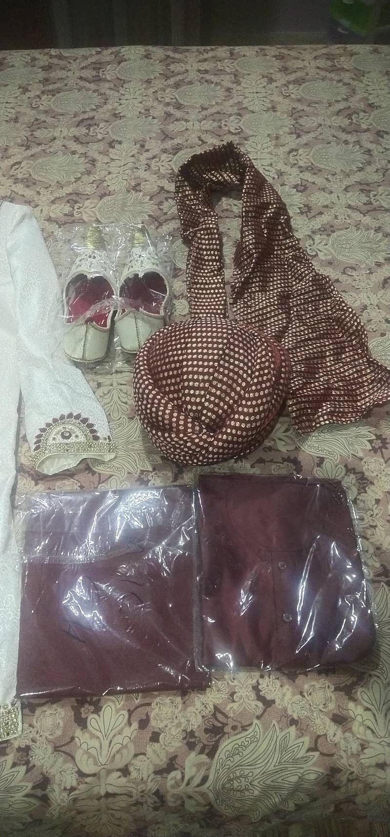 Brand New Groom Sherwani Set – Complete Wedding Outfit (Unused ...