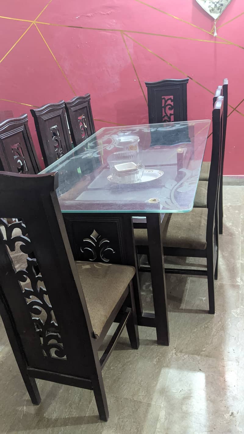 8 chairs dinning table, urgent sale - Dining Tables - 1110275865
