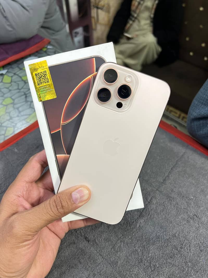 iPhone 16 Pro Max 256GB PTA Approved Genuine - Mobile Phones - 1110276174