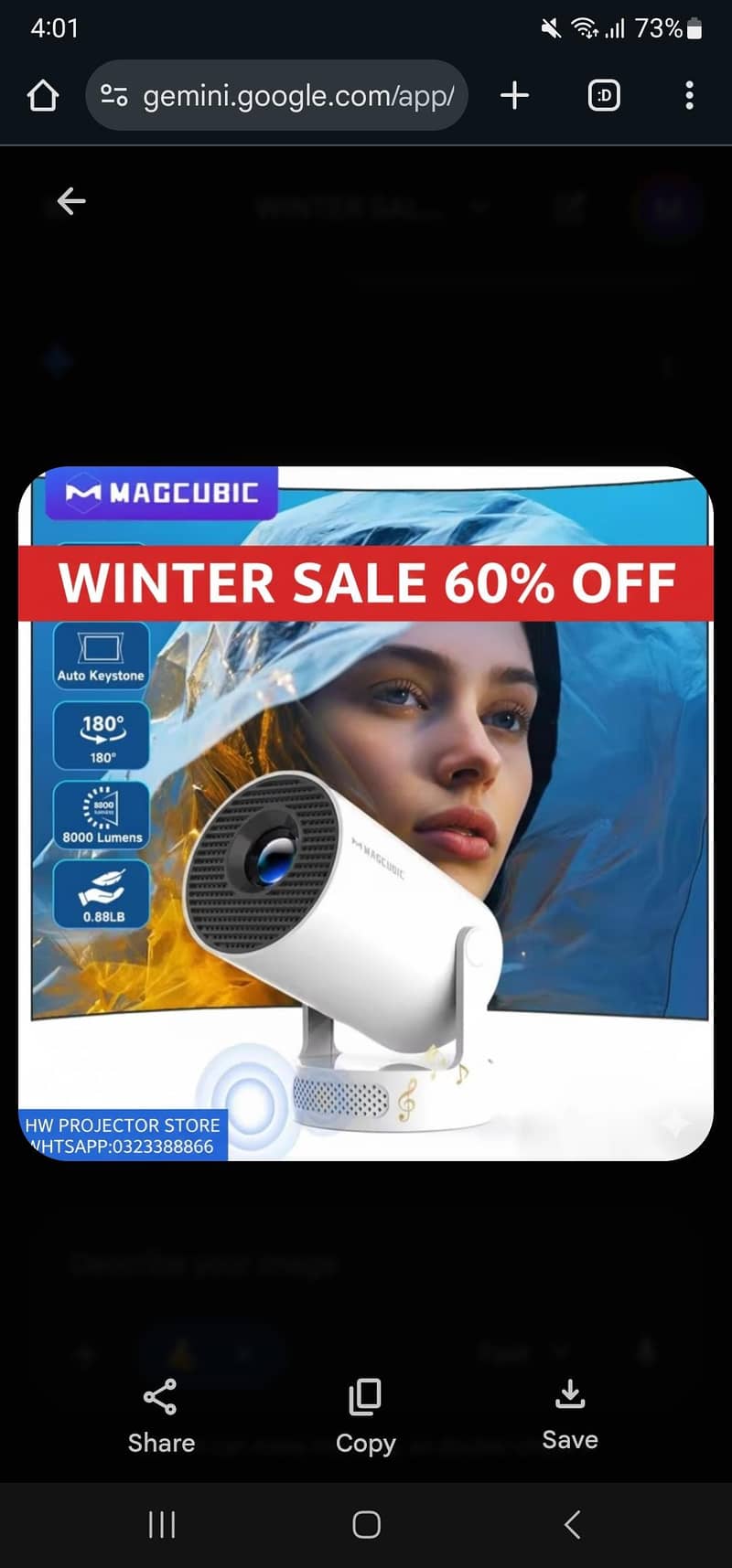 FULL HD 4K ANDROID SMART MINI PROJECTOR CINEMA MULTIMEDIA - Projectors ...